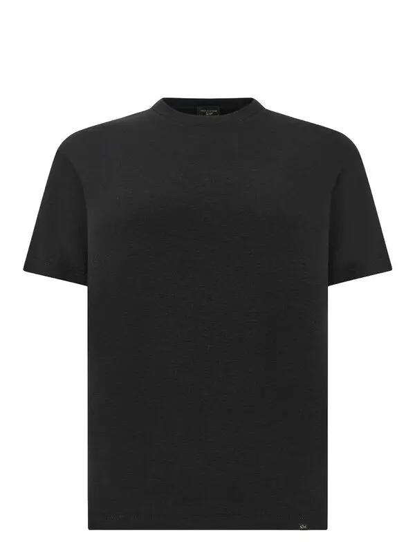 Paul & Shark T-shirt X-soft In Cotone Interlock - Black