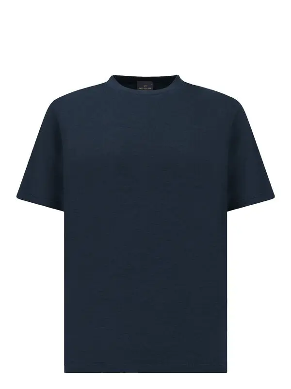Paul & Shark T-shirt X-soft In Cotone Interlock - Blue