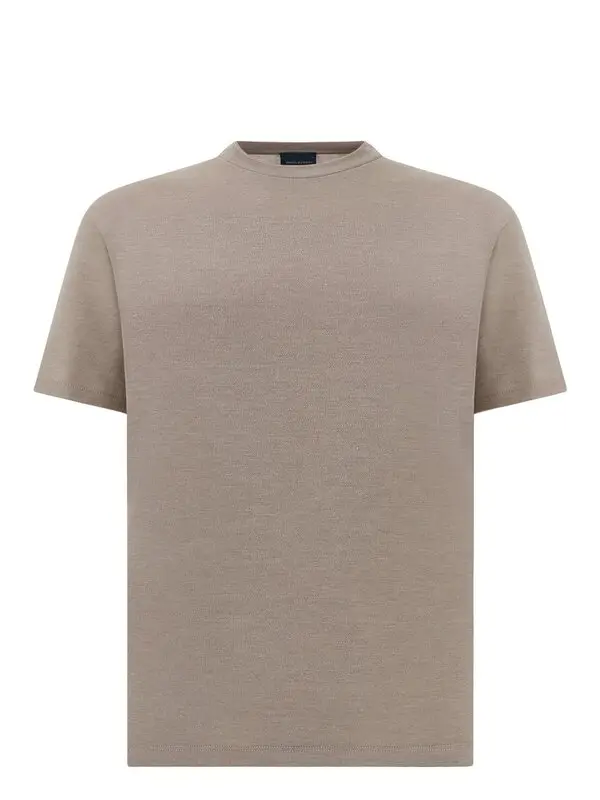 Paul & Shark T-shirt X-soft In Cotone Interlock - Cobblestone