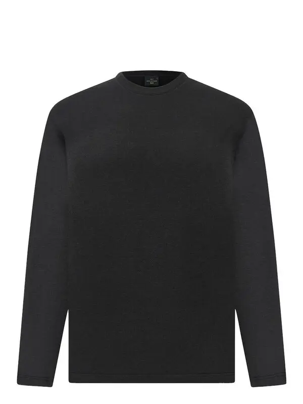 Paul & Shark Fil-à-fil Cotton Blend T-shirt - Black