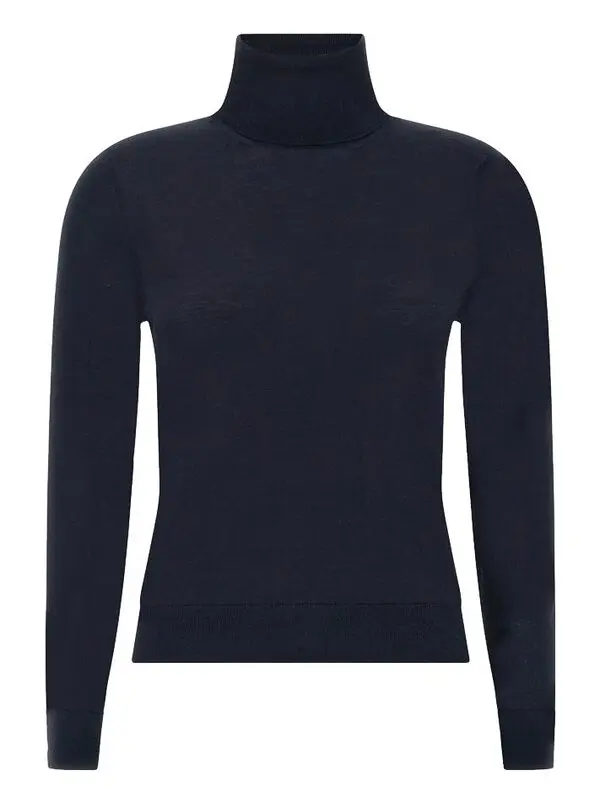 Paul & Shark Merino Wool Turtleneck Sweater - Blue