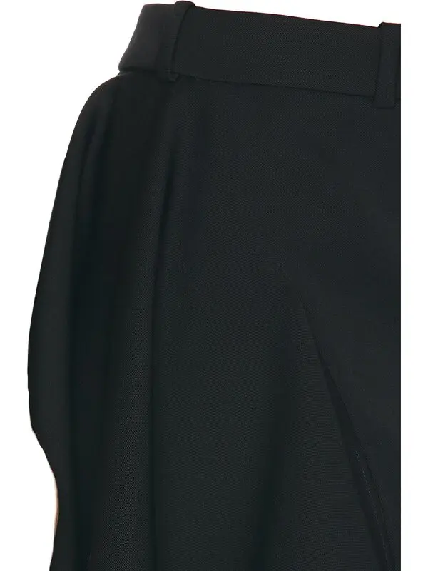 Givenchy Mini Slashed Skirt - Black