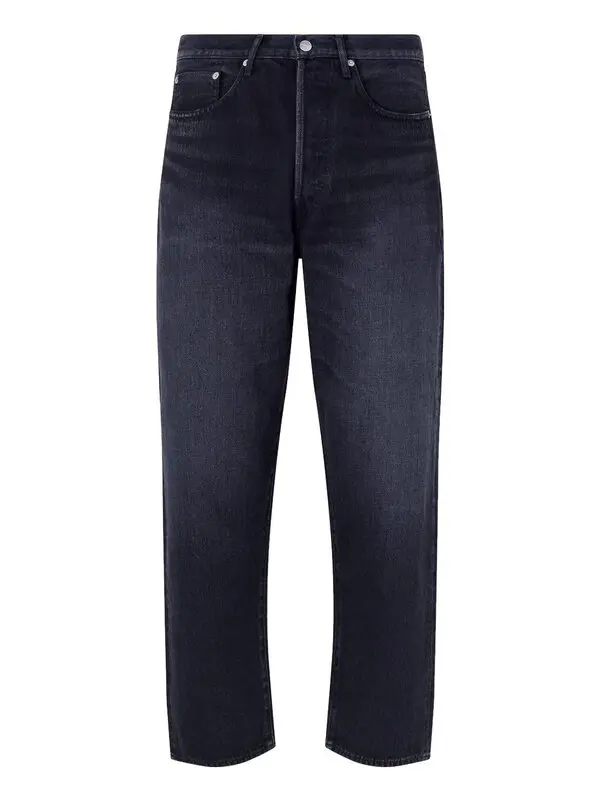 GRAPHPAPER Selvedge Tapered Jeans - Black