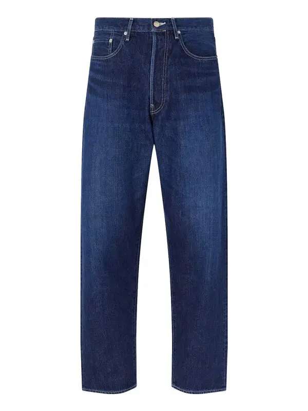 GRAPHPAPER Selvedge Tapered Leg Jeans - Blue