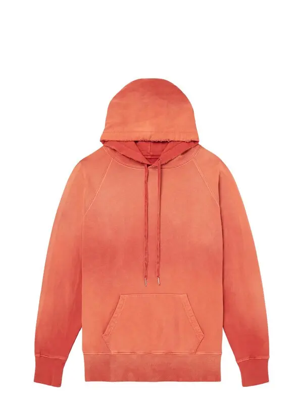 FORTELA Cotton-jersey Hoodie - Red