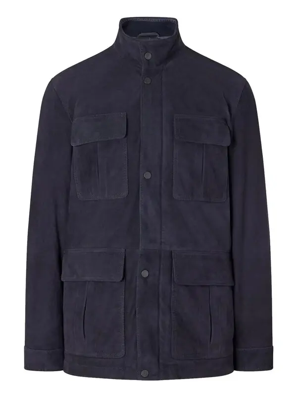 VALSTAR Brera Suede Jacket By - Blue