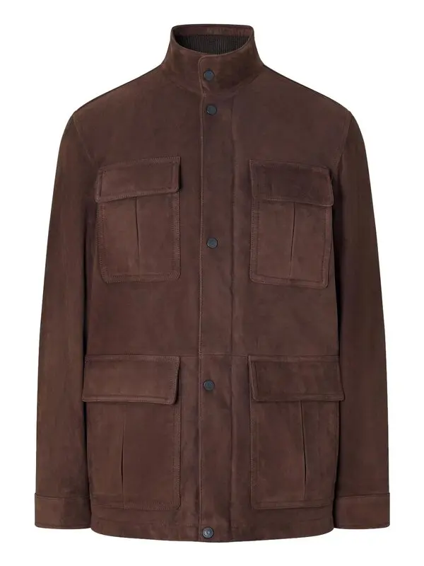 VALSTAR Brera Suede Jacket - Brown