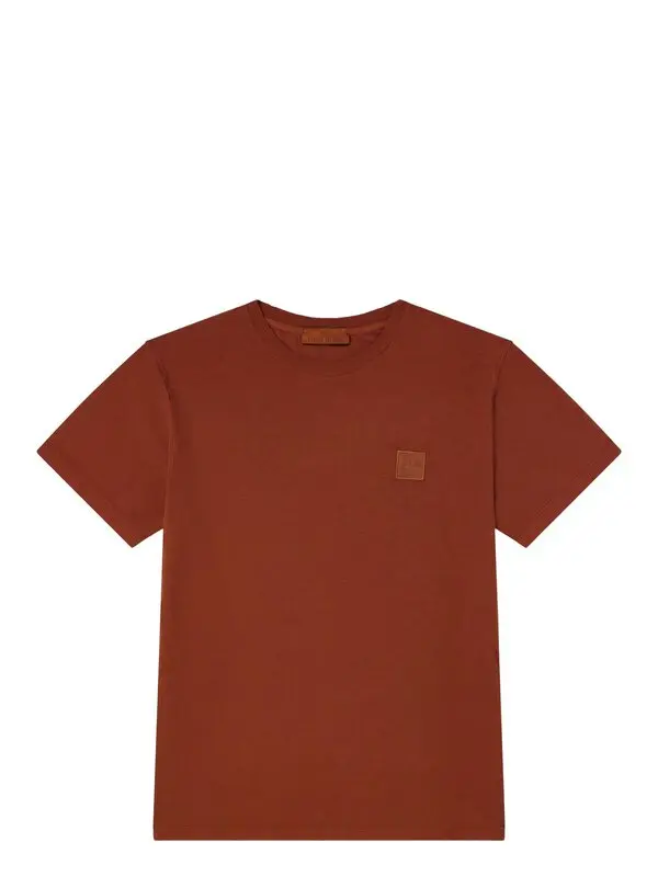 Stone Island Ghost Cotton-jersey T-shirt - Orange