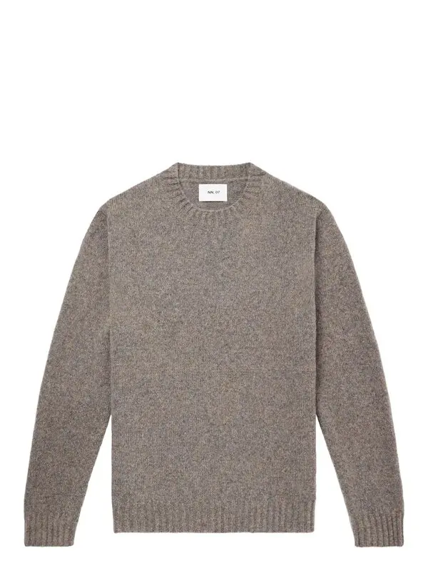 Nn07 Lee 6598 Merino Wool-blend Sweater - Brown
