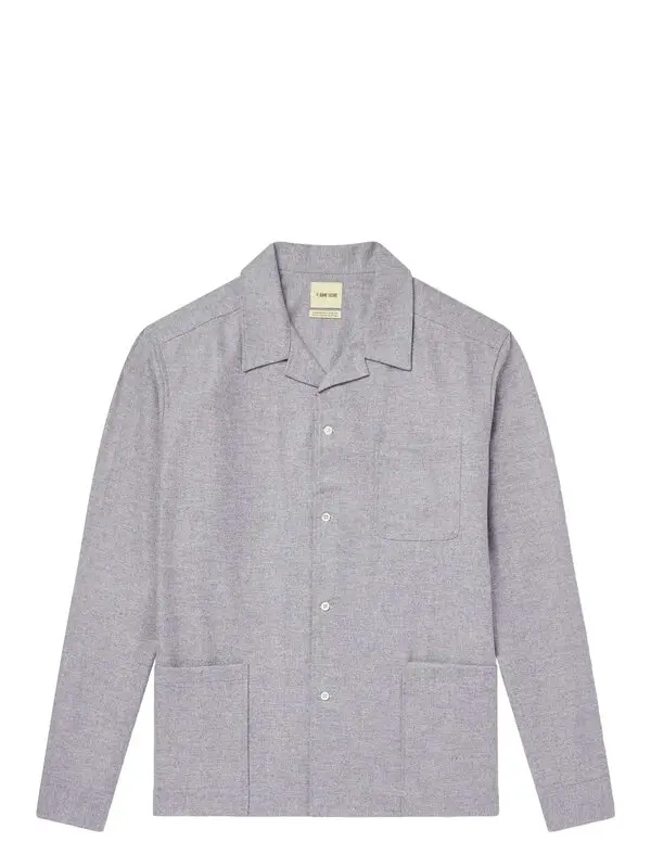 De Bonne Facture Virgin Wool Overshirt - Gray