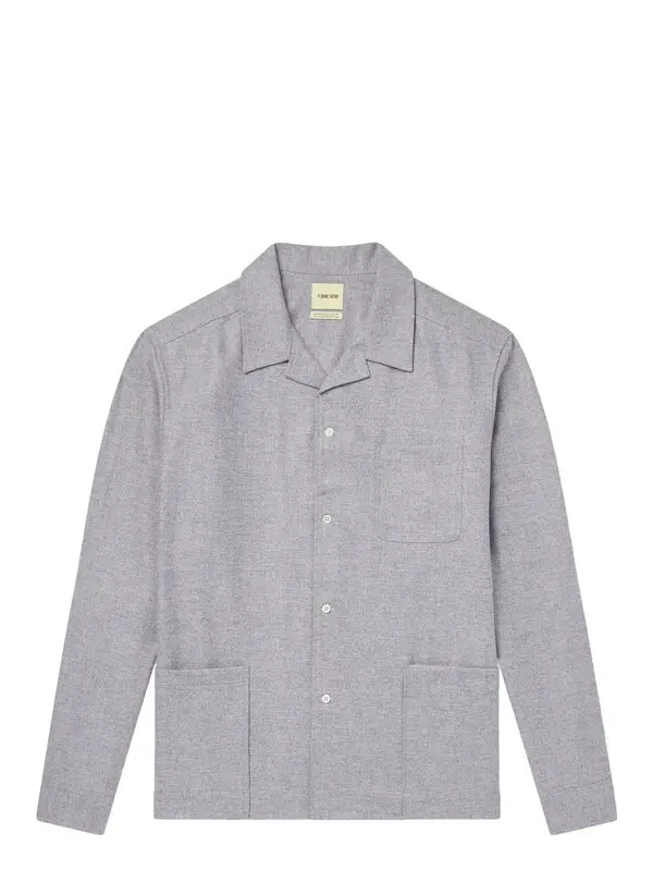 De Bonne Facture Virgin Wool Overshirt - Gray