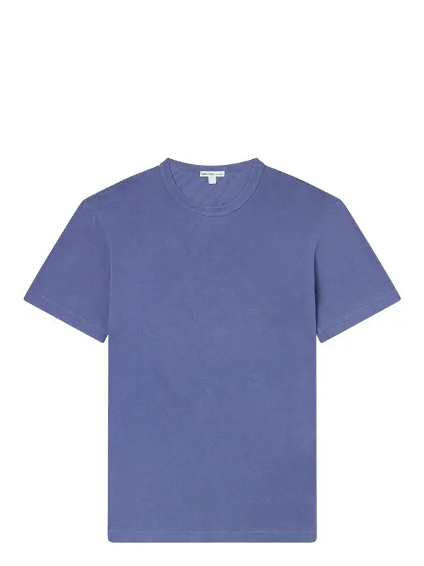 JAMES PERSE Cotton-jersey T-shirt - Blue