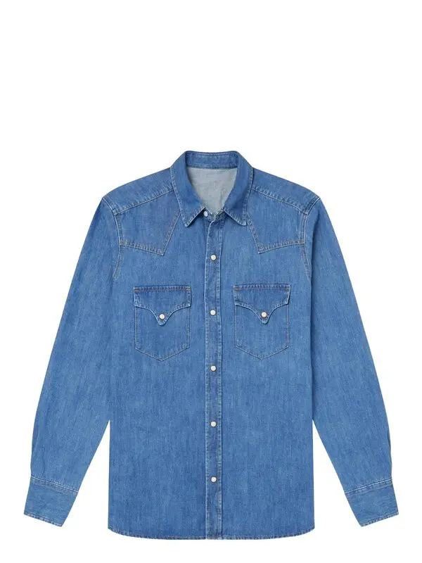 FORTELA Ntex Denim Shirt - Blue