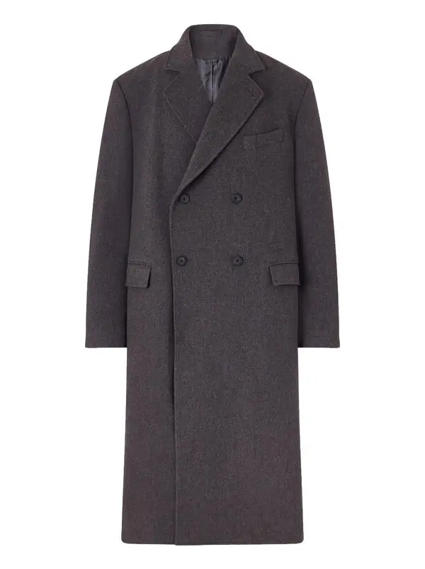 MFPEN Double-breasted Wool Overcoat - Brown