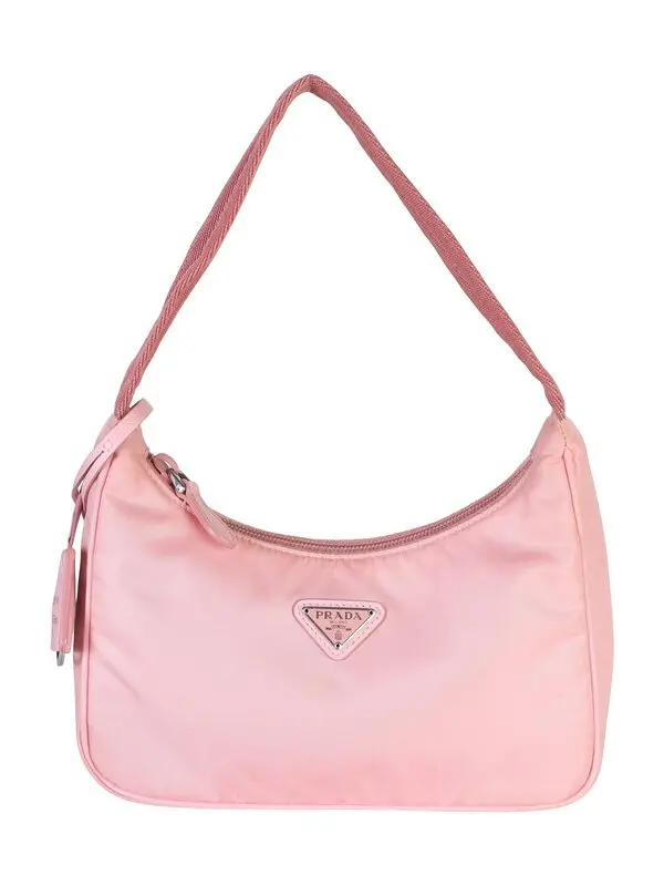 Prada Tessuto Nylon Re-edition 2000 Shoulder Bag - Pink