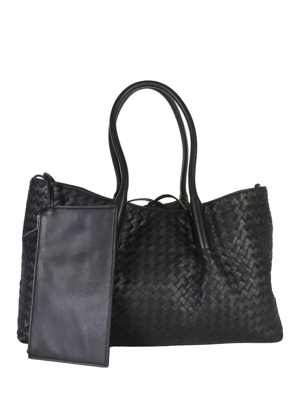 Bottega Veneta Pinacoteca Tote Bag - Black