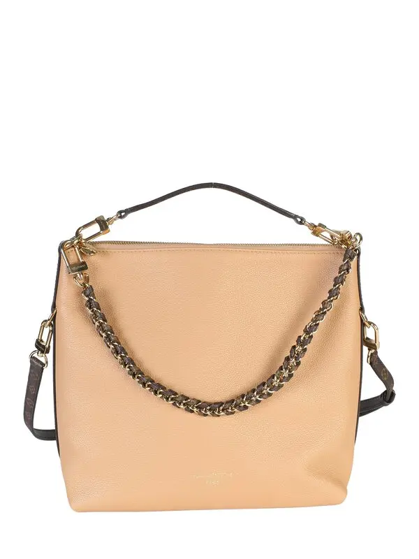 LOUIS VUITTON Arizona Monogram Canvas Calfskin Multipass Shoulder Bag - Tan