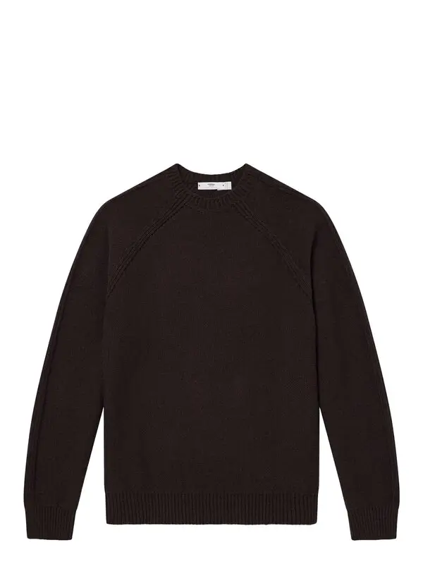 Inis Meáin Wool Sweater - Brown