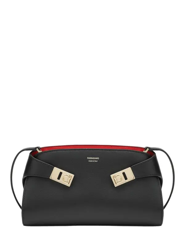 FERRAGAMO Hug Mini Crossbody Bag - Black