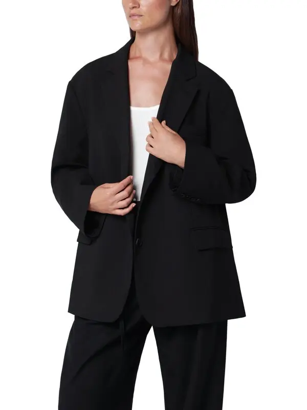 THE FRANKIE SHOP Bea Single-breasted Jacket - Black