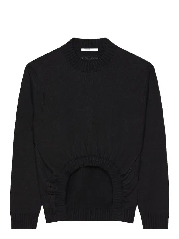 Givenchy Wool Ruched Sweater - Black