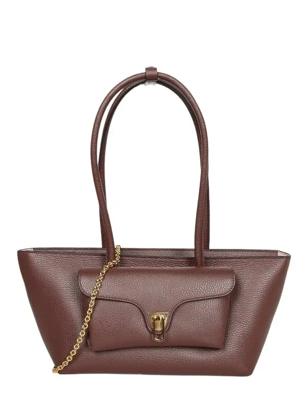 COCCINELLE Dual-handle Shoulder Bag - Bordeaux