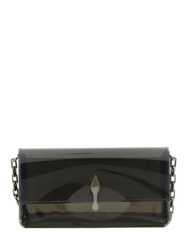 CHRISTIAN LOUBOUTIN Flap Clutch - Black