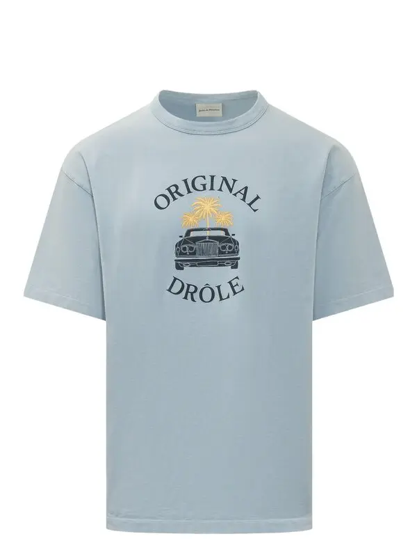 Drole De Monsieur Short-sleeved T-shirt - Gray