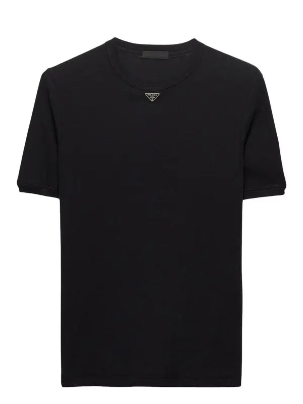 Prada Short-sleeved Top - Black