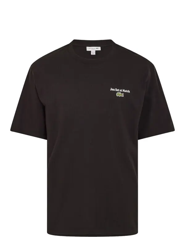 Lacoste Relaxedfit Crewneck Shortsleeve Tshirt - No