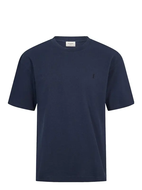 Saint Laurent Crewneck Shortsleeve Tshirt - No