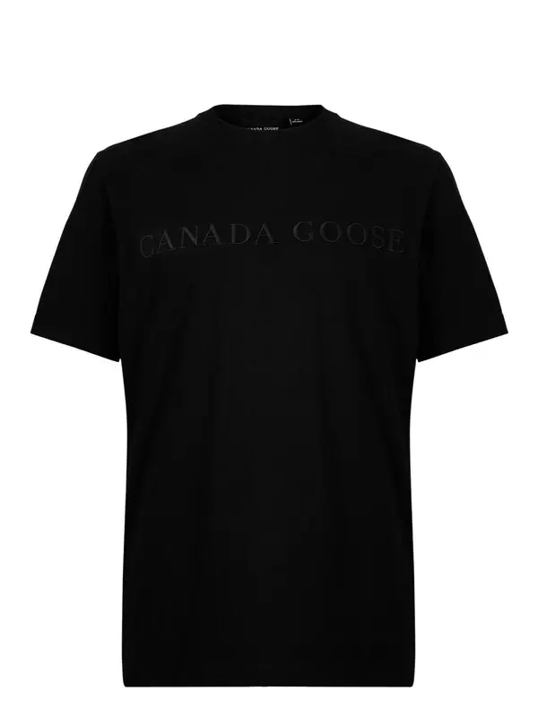 Canada Goose Crewneck Shortsleeve Tshirt - Black