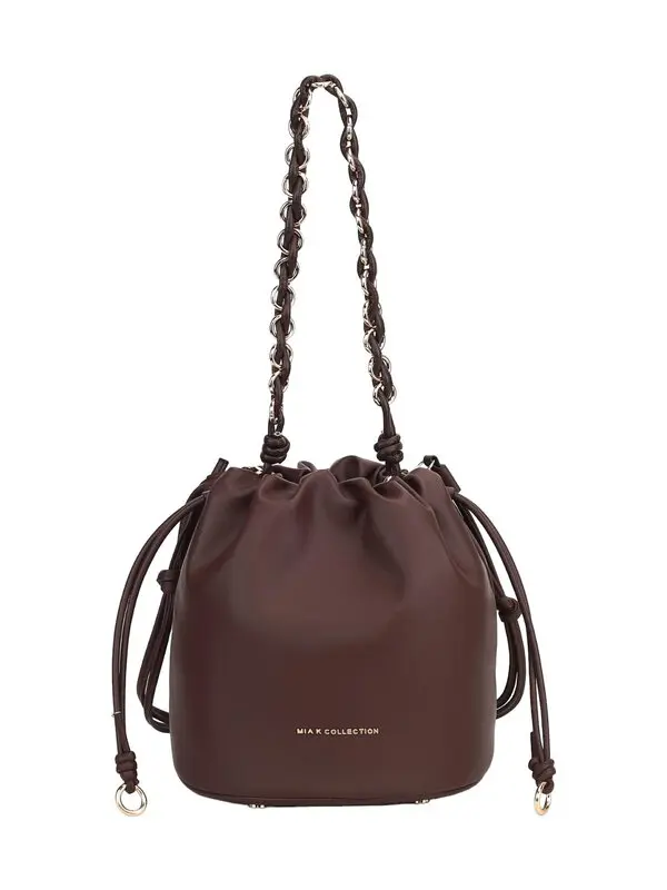 MKF COLLECTION BY MIA K. Paityn Bucket Bag - Brown