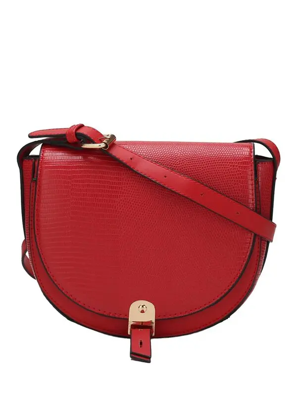 MKF COLLECTION - J'OMOR Adalyn Embossed Crossbody Bag - Red