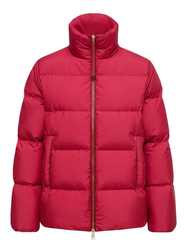 Moncler Vivantesse Short Down Jacket - Red