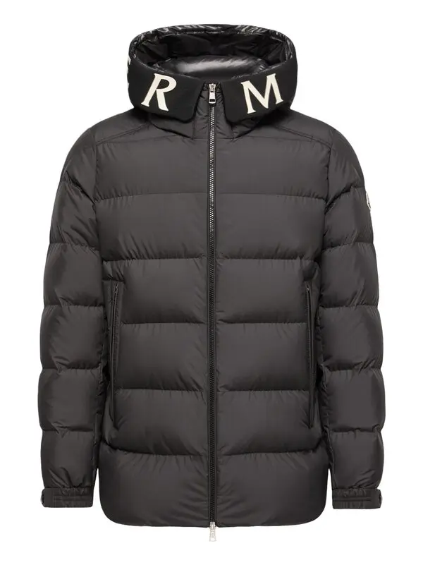Moncler Orvelle Hooded Mid-length Down Jacket - Black