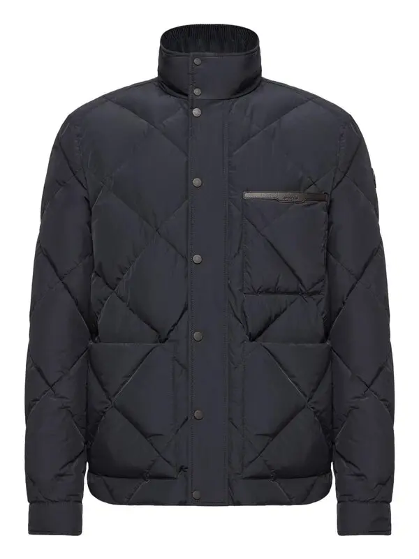 Moncler Surlake Diamond-quilted Down Jacket - Blue