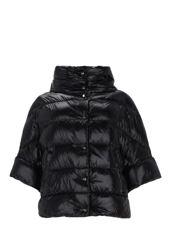 Herno Piumino Lungo Ultralight Down Jacket - Black