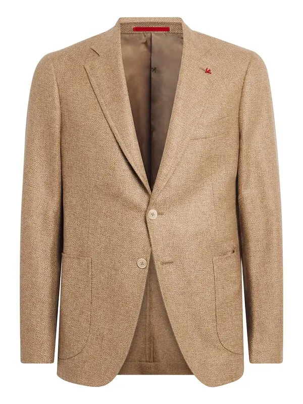 Isaia Cashmere Capri Blazer - Beige