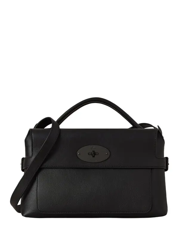 Mulberry Small Leather Stevie Top-handle Bag - Black
