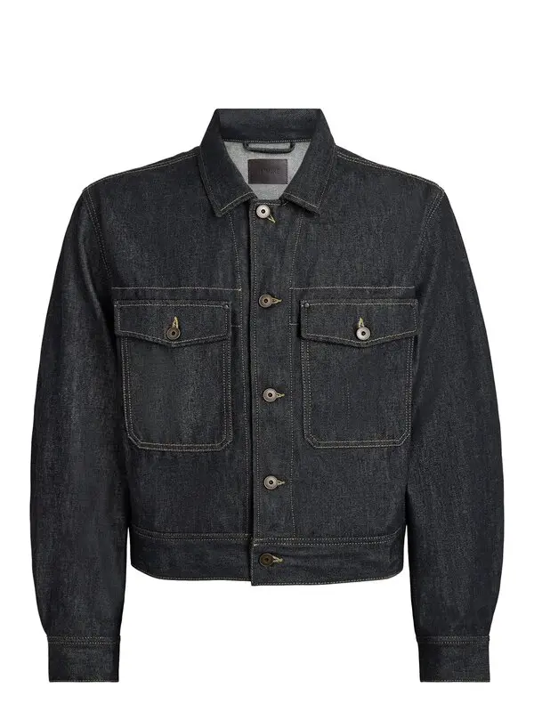 LEMAIRE Trucker Denim Jacket - Black