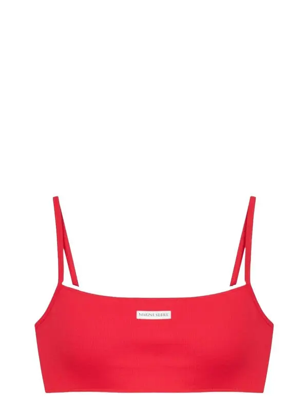 MARINE SERRE Cute 70s Bra - Red