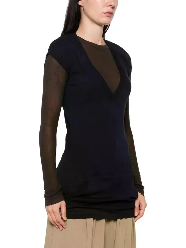 Paloma Wool V-neck Knit Top - Blue