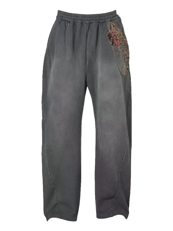 DOUBLET Elasticated-waistband Track Pants - Black