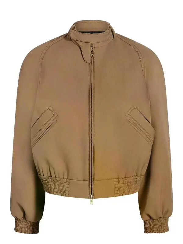 Adam Lippes Maclaren Zip-up Jacket - Brown