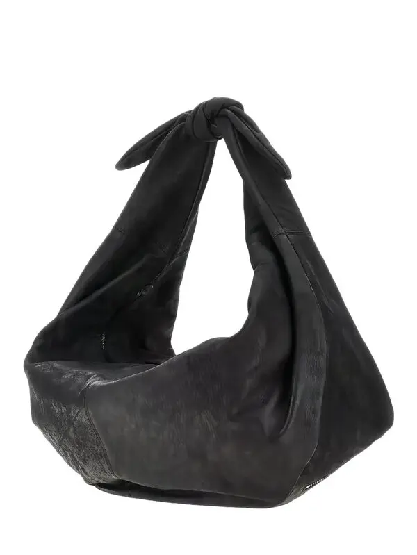 AUTENTICA 504 Adara Knotted Shoulder Bag - Black