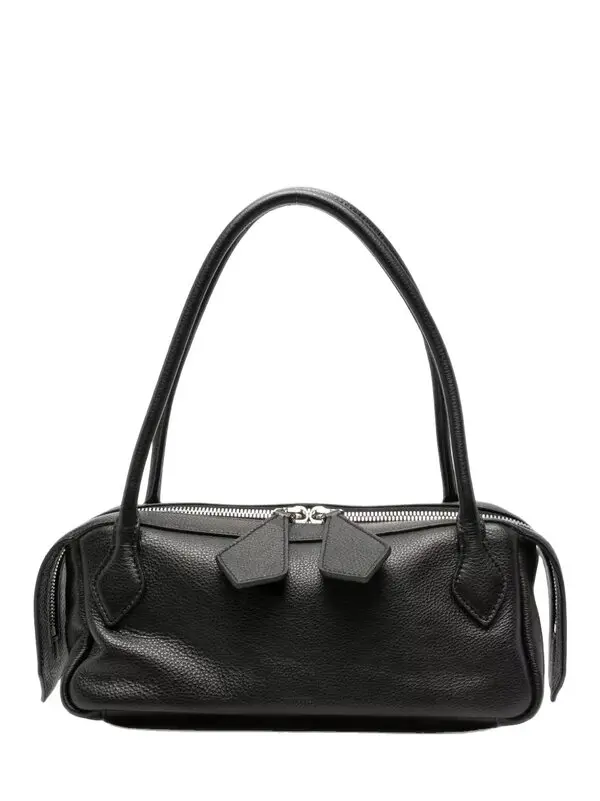 MINOBOSSI Small Anna Leather Shoulder Bag - Black