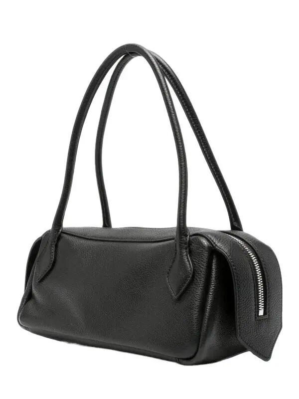 MINOBOSSI Small Anna Leather Shoulder Bag - Black