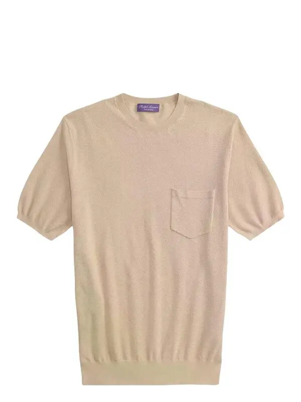 Ralph Lauren Purple Label Chest-pocket T-shirt - Neutrals