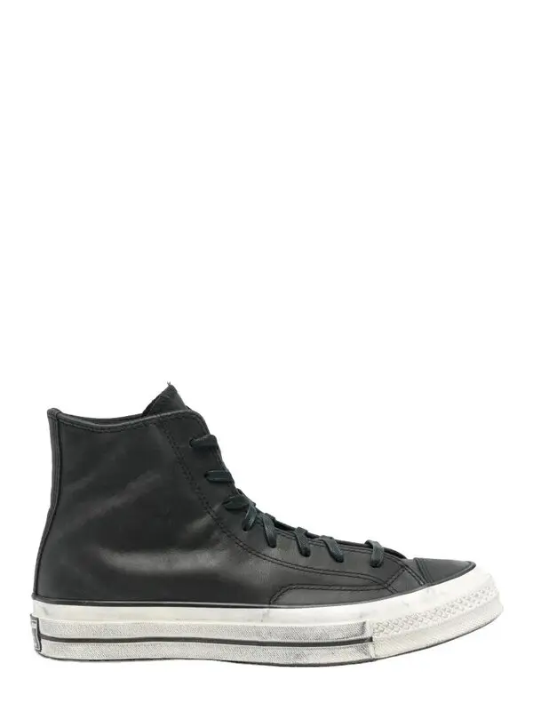 CONVERSE Chuck Taylor Leather High-top Sneakers - Black